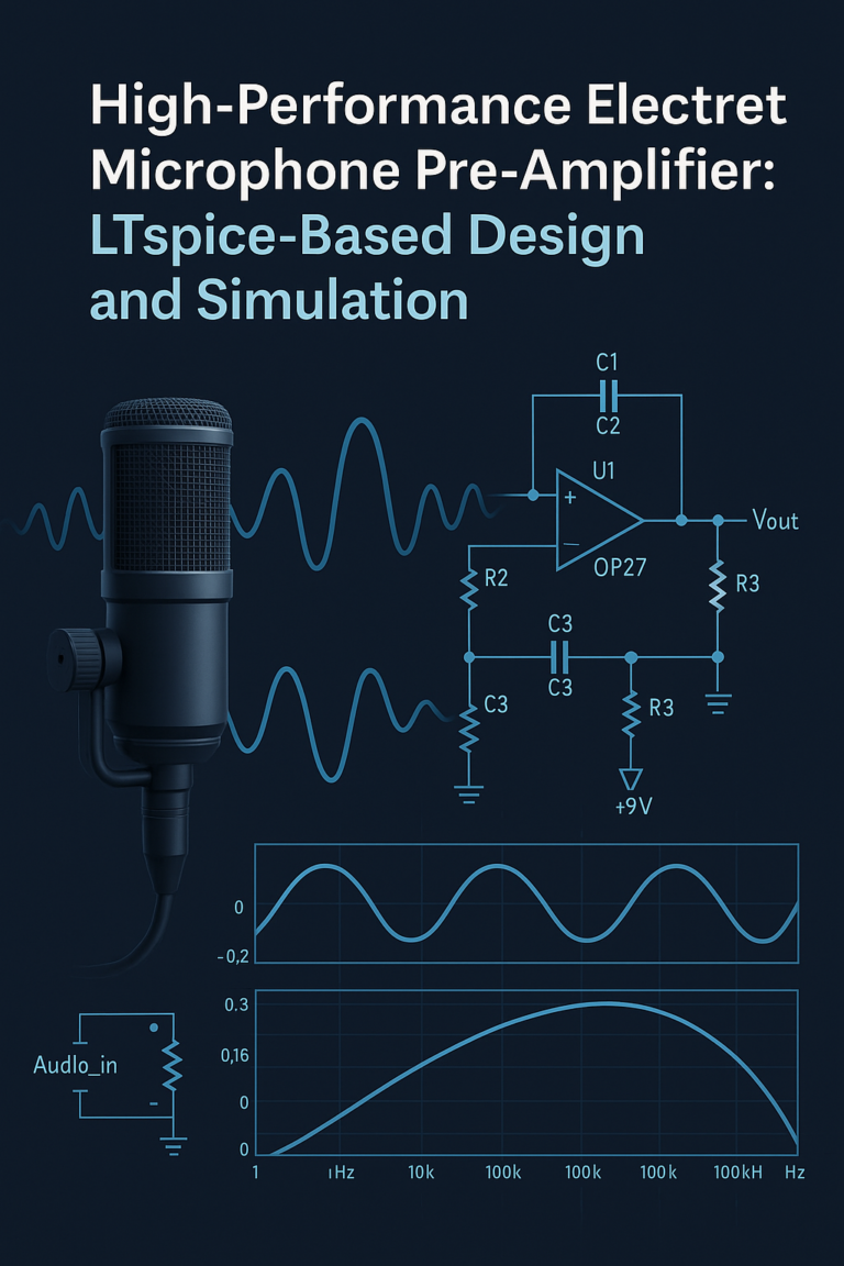 High-Gain Electret Mic Pre-Amp Simulation in LTspice | WiredWhite