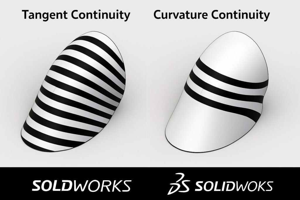 Mastering Curvature Continuity in SOLIDWORKS | WiredWhite