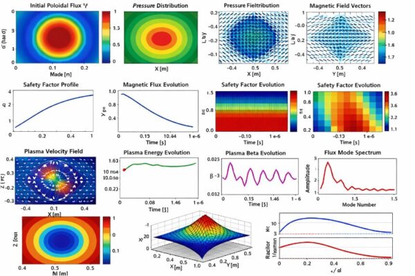 Tokamak Plasma Flow and Magnetic Modeling | WiredWhite